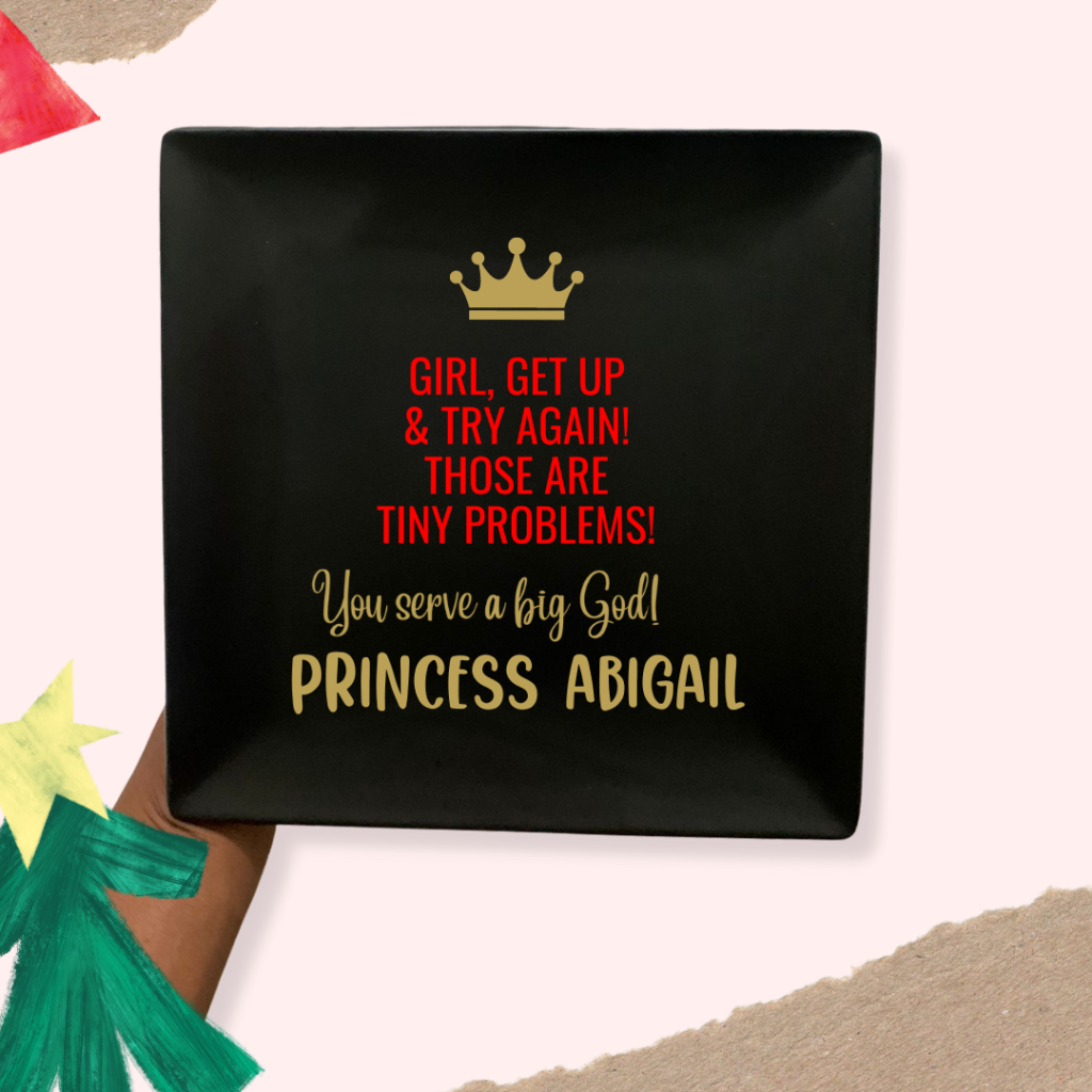 Custom Square Plaque + Stand – Shacastle